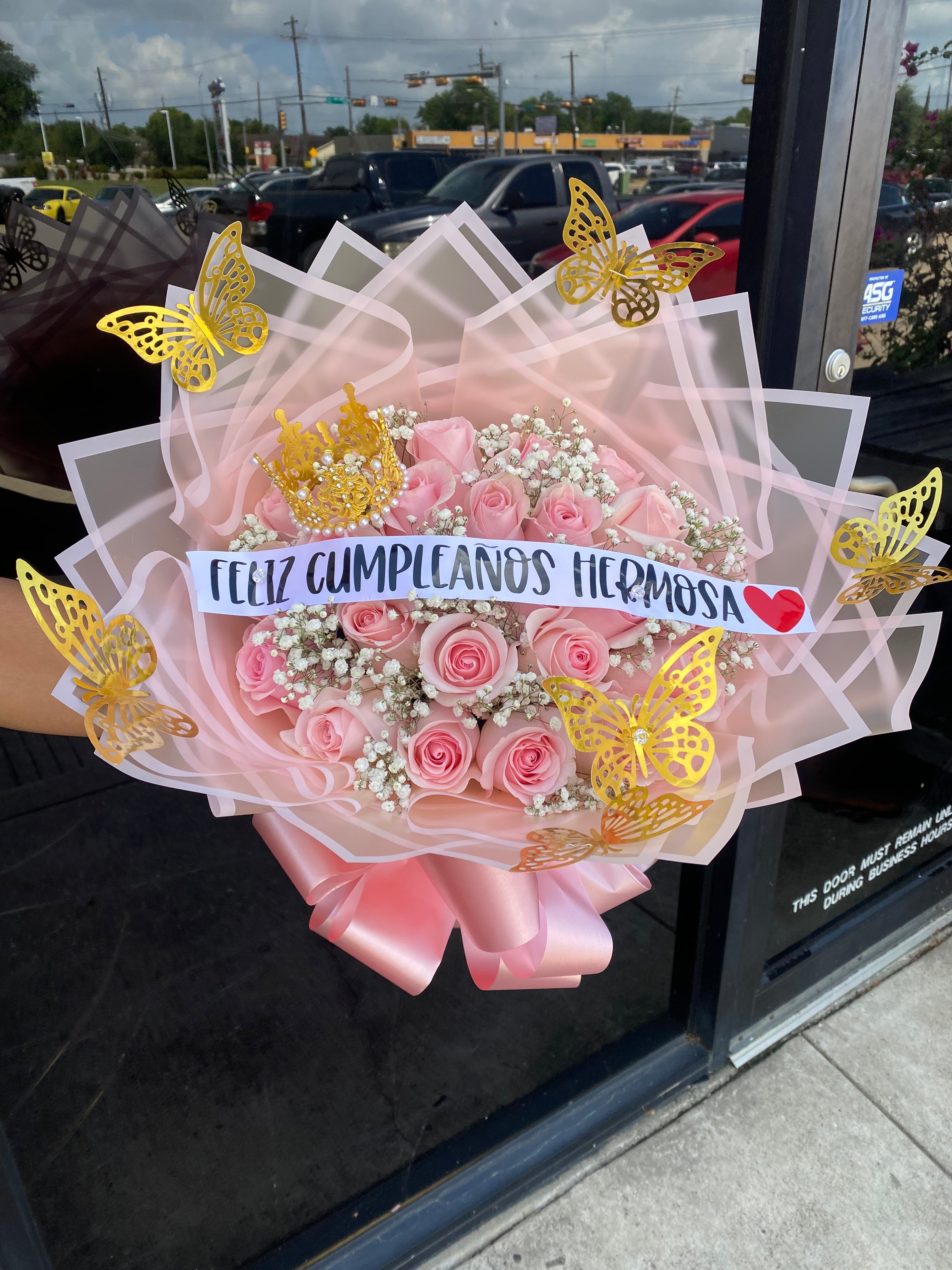 24 rose light pink princess deluxe – bouquetsbyrubyhtx