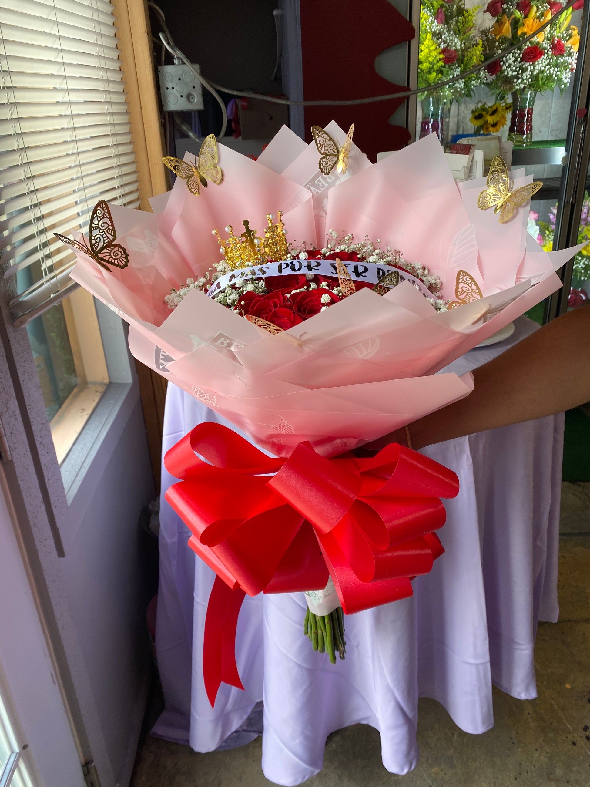 24 Red Princess Luxury ️ – bouquetsbyrubyhtx