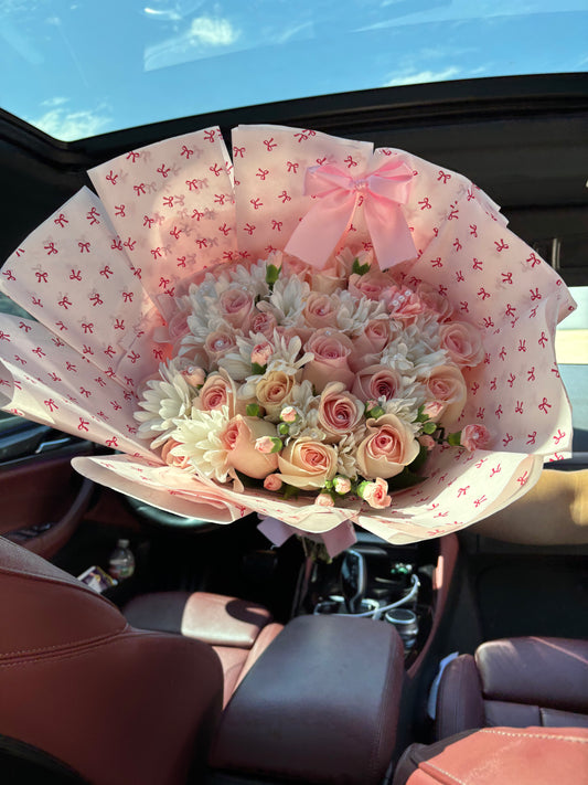 24 rose collection with different designs! – bouquetsbyrubyhtx