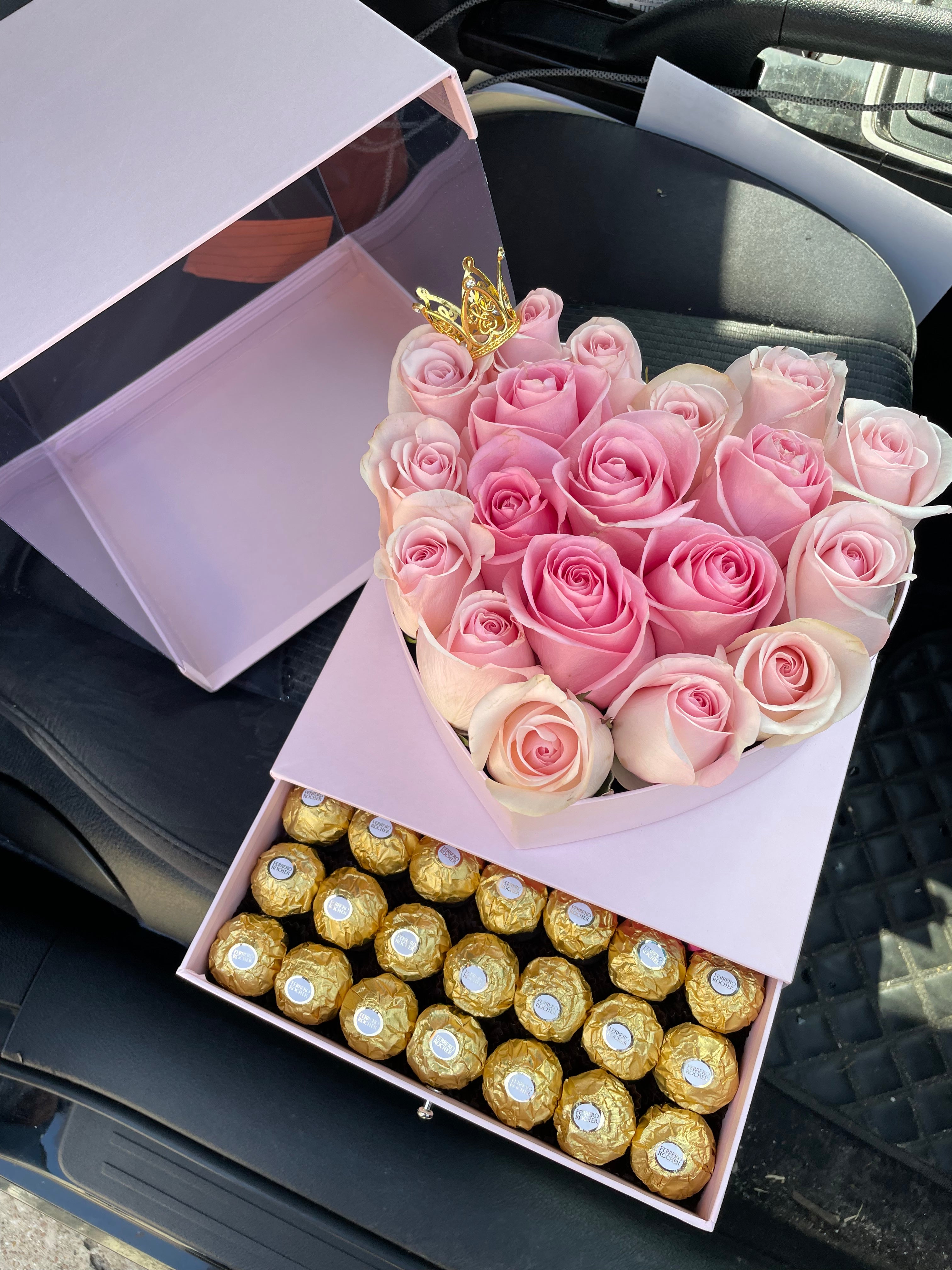 Pink luxury Chocolate box – bouquetsbyrubyhtx